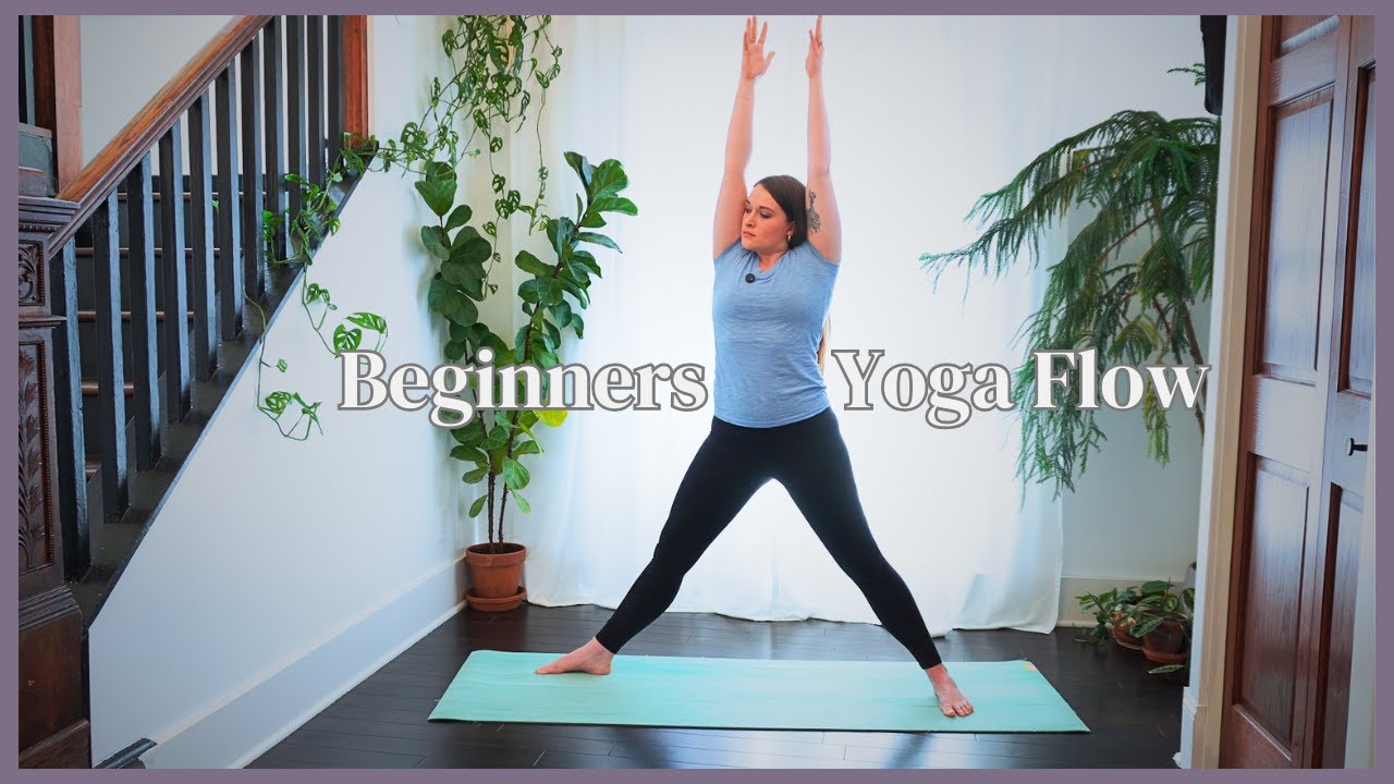 Beginners Yoga Flow - Standing Only Poses To Build Strength - 20 Minute ...