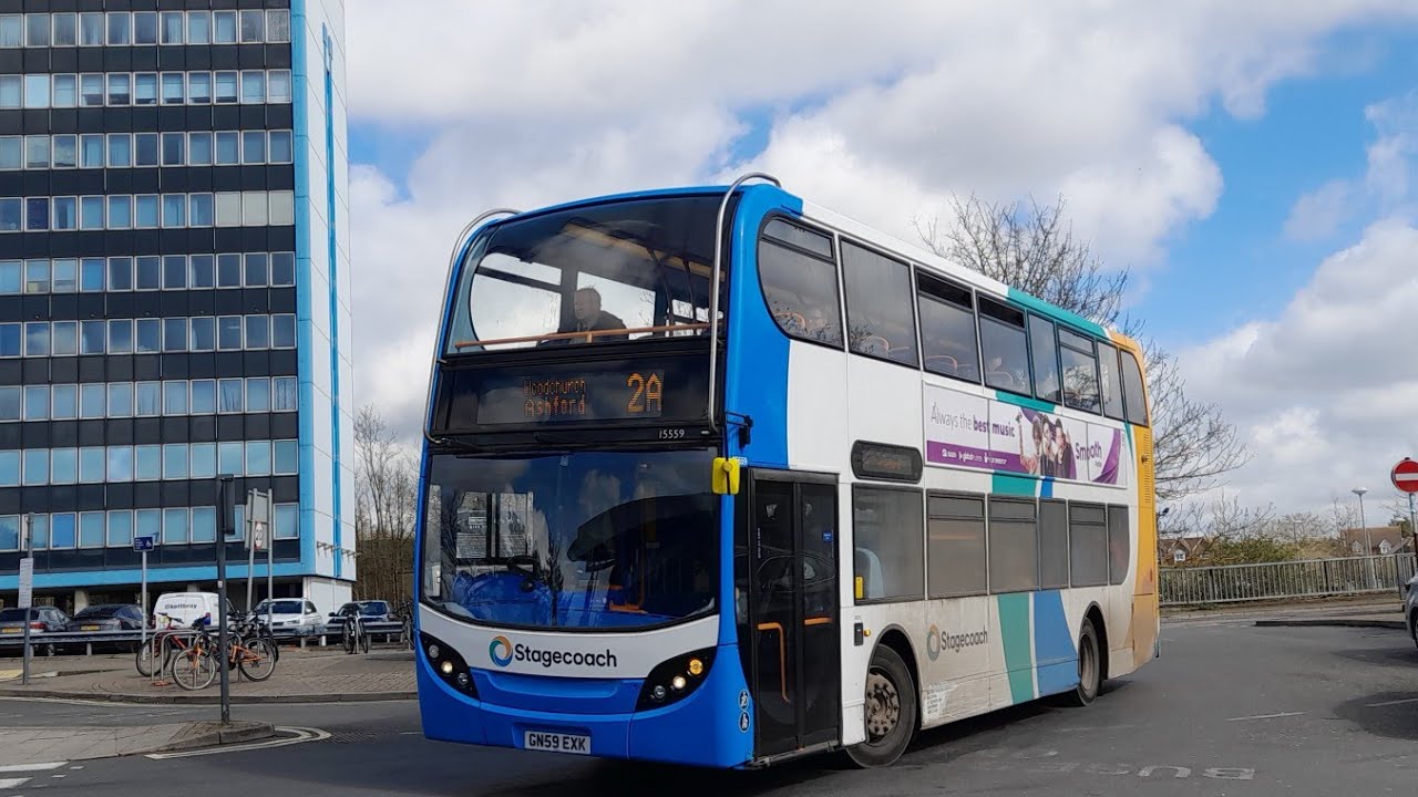 Onboard Stagecoach Bus 15559 - Scania N230UD ADL Enviro400 - Route 2A ...