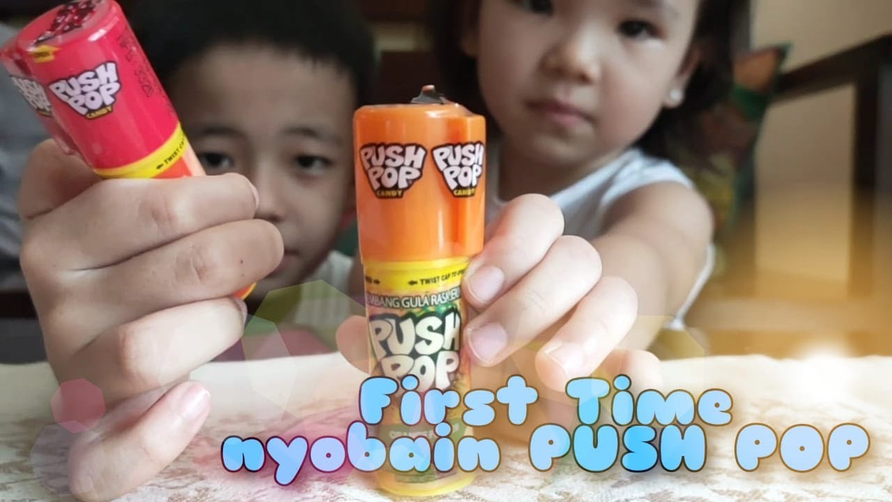 PUSH POP CANDY | review permen push pop | permen lucu enak - YouTube