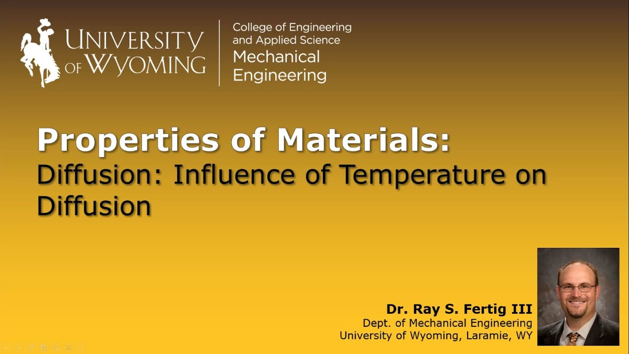 4.3: Diffusion (Influence of Temperature on Diffusion) - YouTube