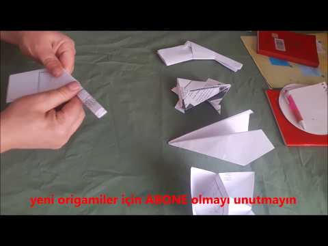 kağıttan silah, tabanca yapımı - origami