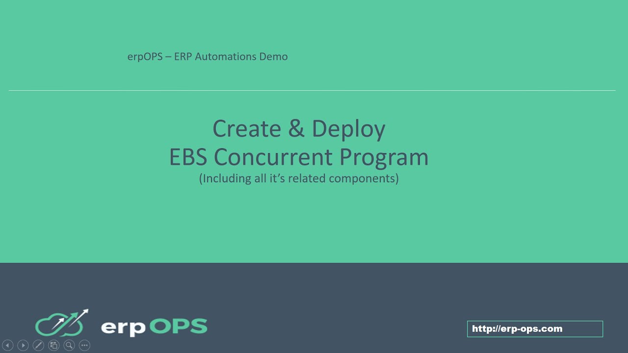 erpOPS Concurrent Program - YouTube