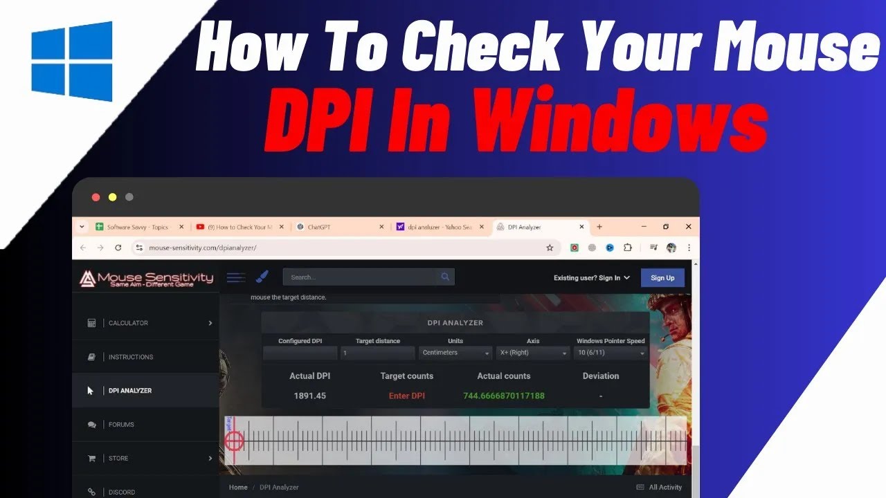 How To Check Your Mouse DPI In Windows PC/Laptop/Computer (2025) - YouTube