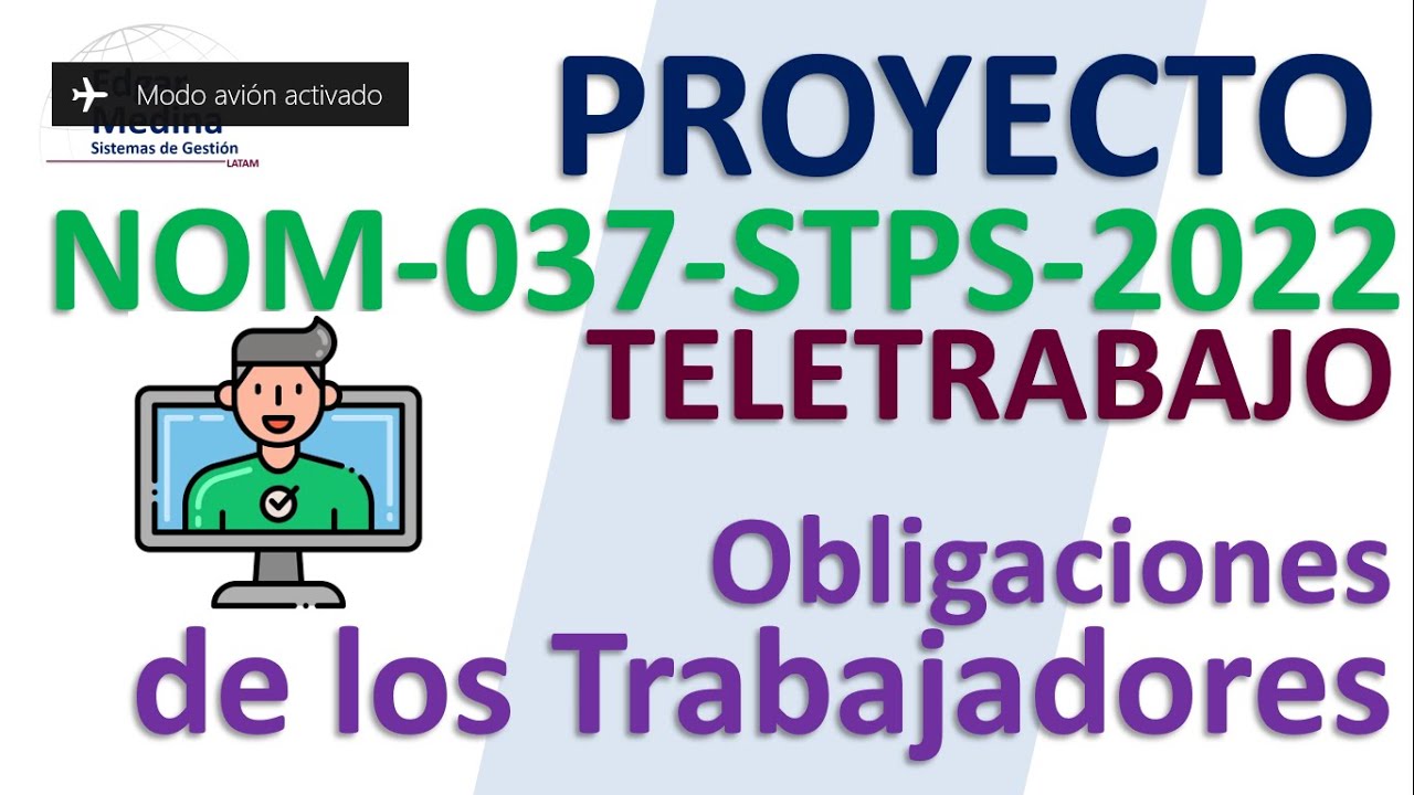 💻 NOM 037-STPS TELETRABAJO - CONDICIONES DE SEGURIDAD Y SALUD ...