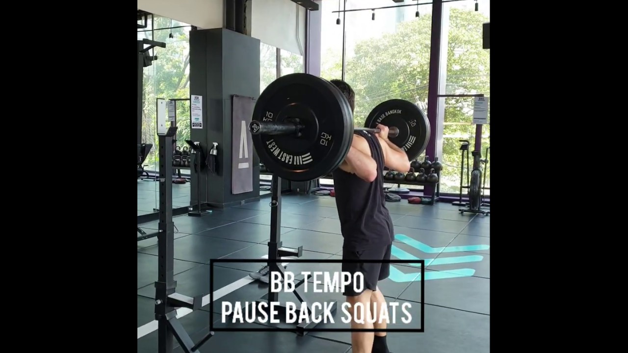 BB Tempo Pause Back Squat - YouTube