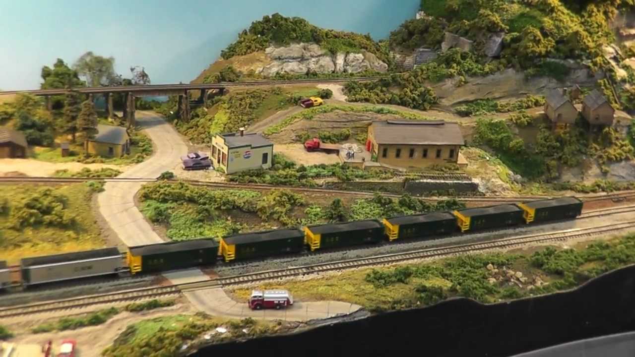 N scale Trains @ Puyallup Train Show - YouTube