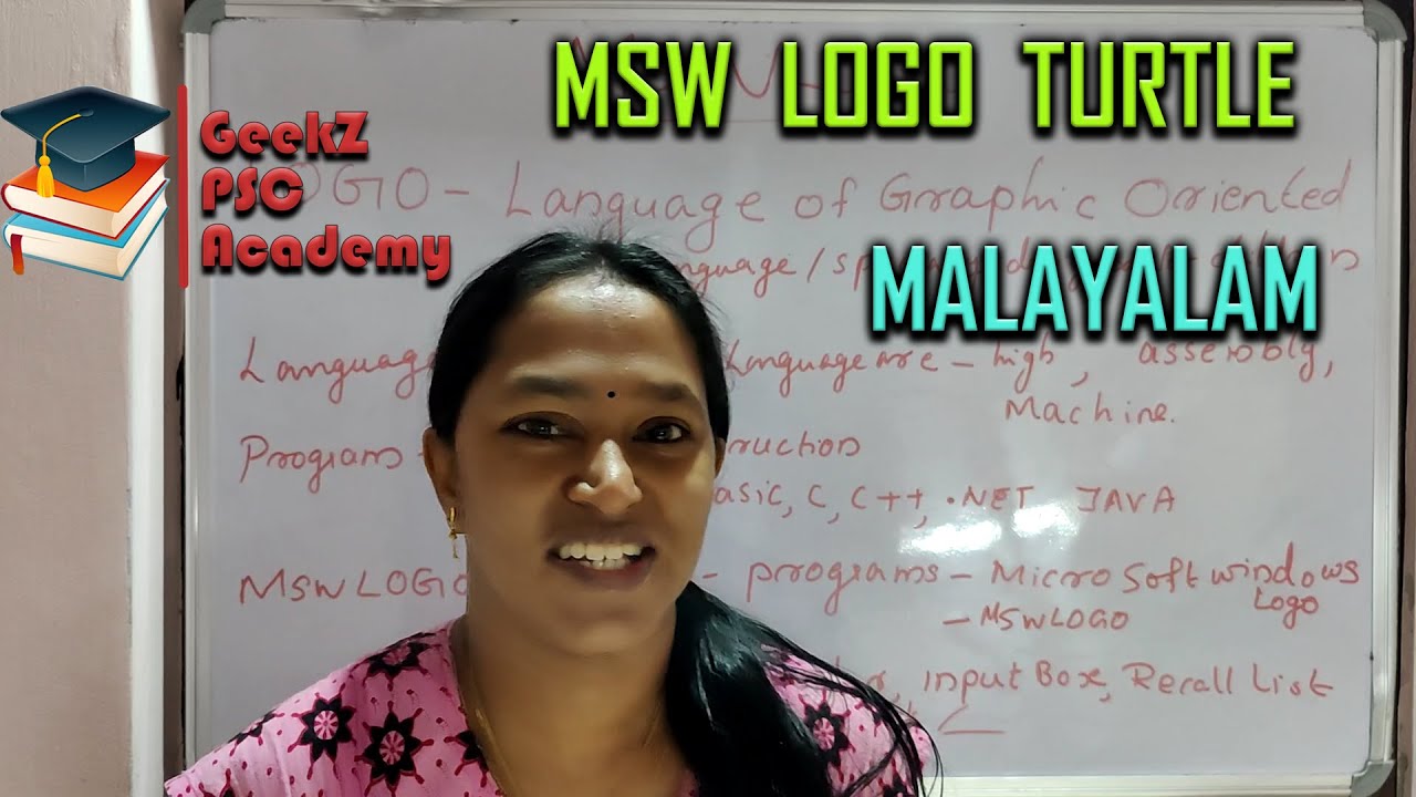 MSW LOGO TURTLE | MALAYALAM | PSC | COMPUTER SCIENCE | Ep:221 - YouTube