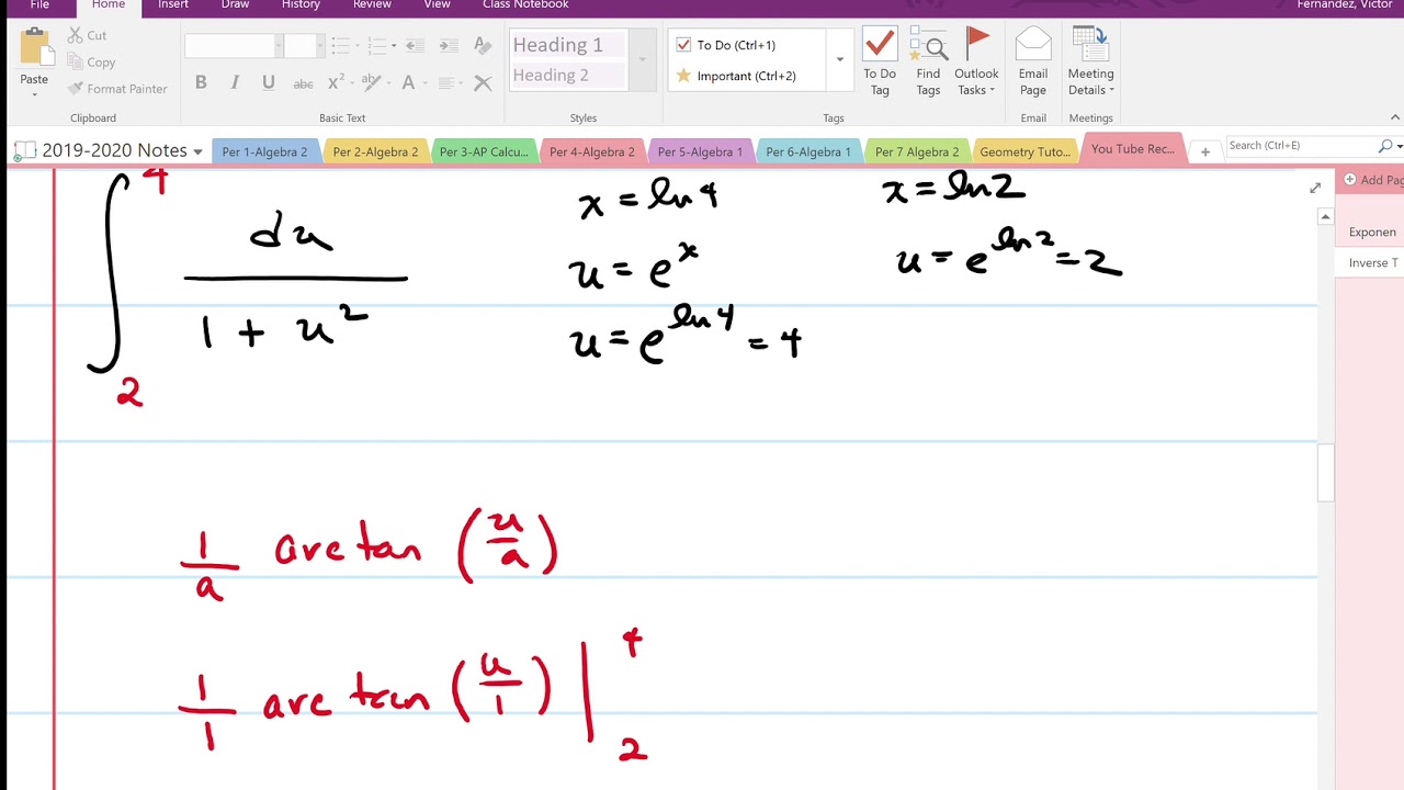 Inverse Trigonometric Functions Definite Integrals - YouTube
