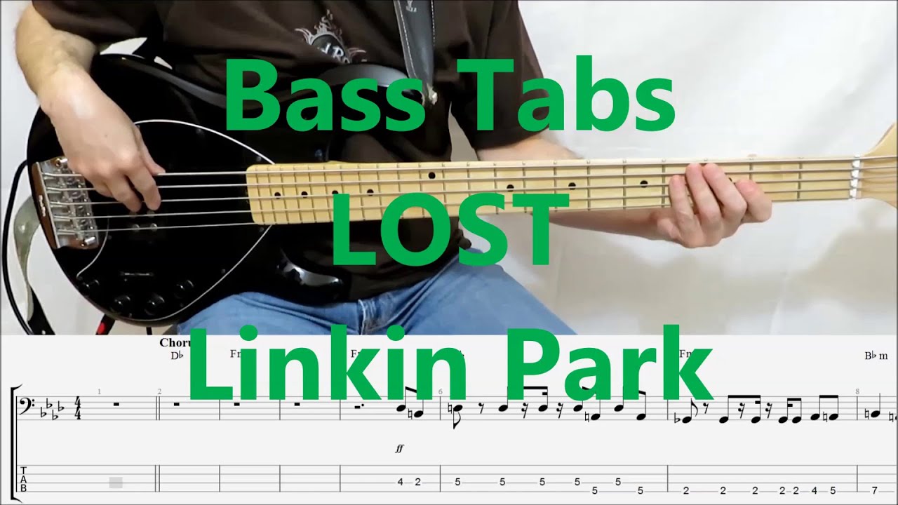 Linkin Park - Lost (BASS COVER TABS) - YouTube