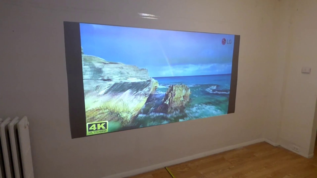 OUR ULTRA THIN PANEL PROJECTION SCREEN WITH AMAZING GAIN THAT LOOK LIKE ...