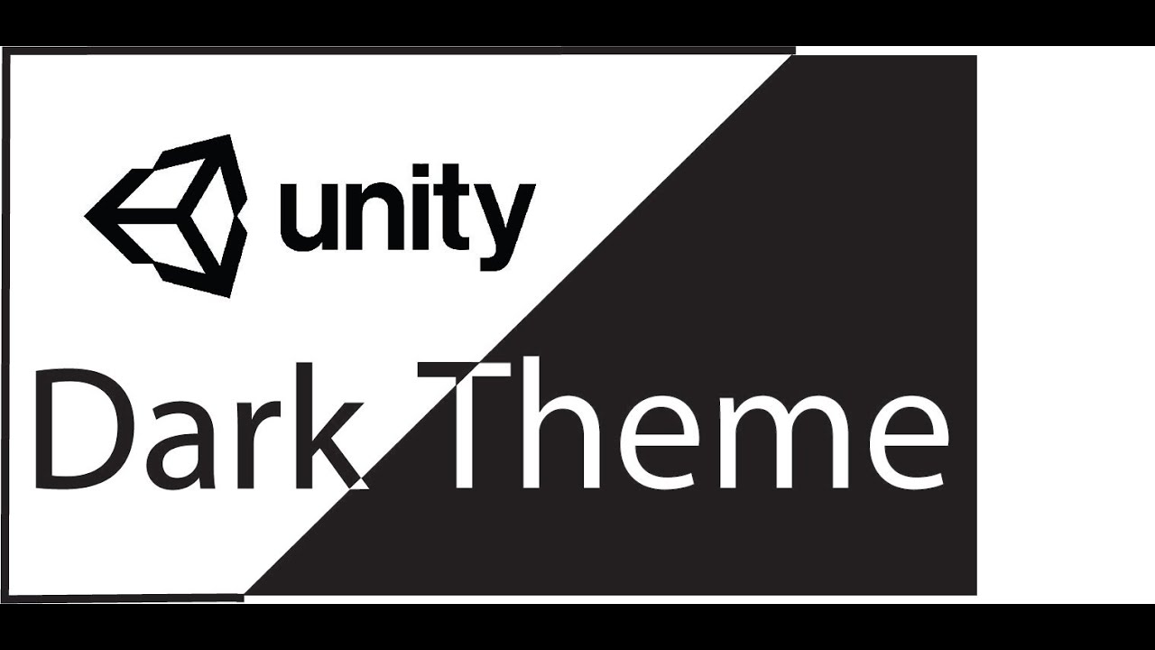 Unity Dark Theme - Unity Personal Editor - ColorsCode Tip - YouTube