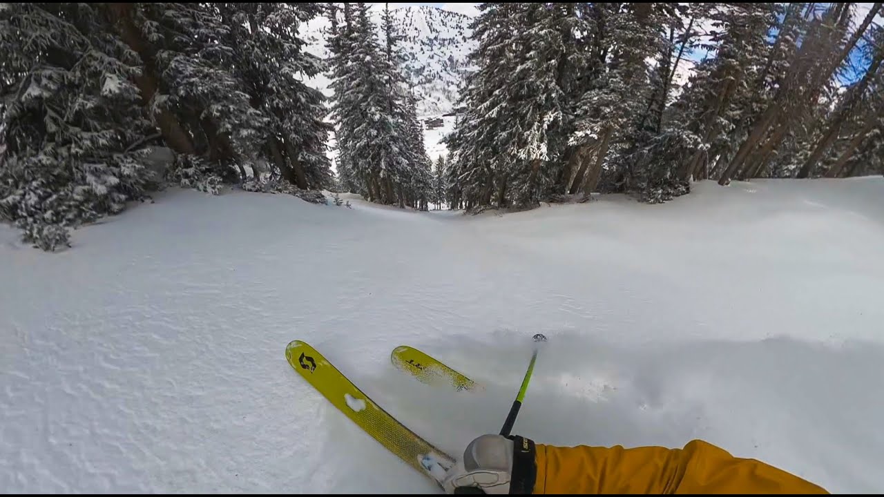 Powder Skiing at Alta, UT on Nov 10, 2021 - YouTube