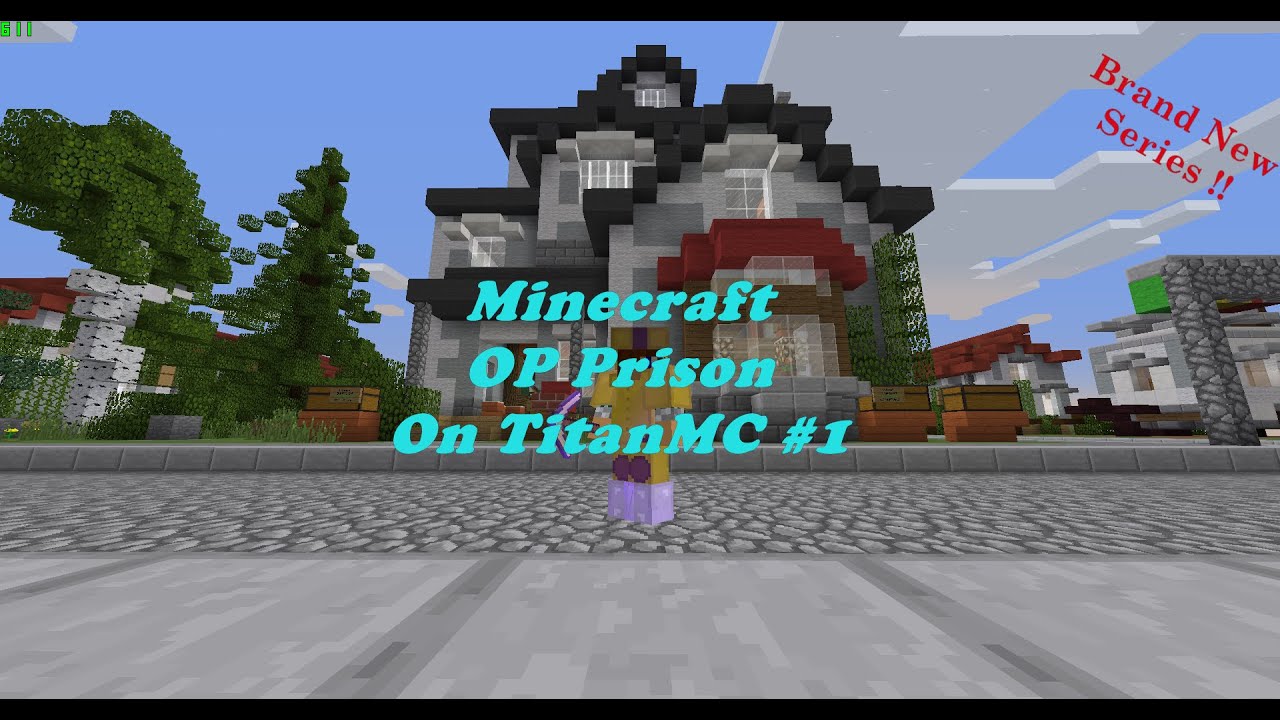 Minecraft Op Prison On TitanMC #1 Starting With [W] Rank - YouTube