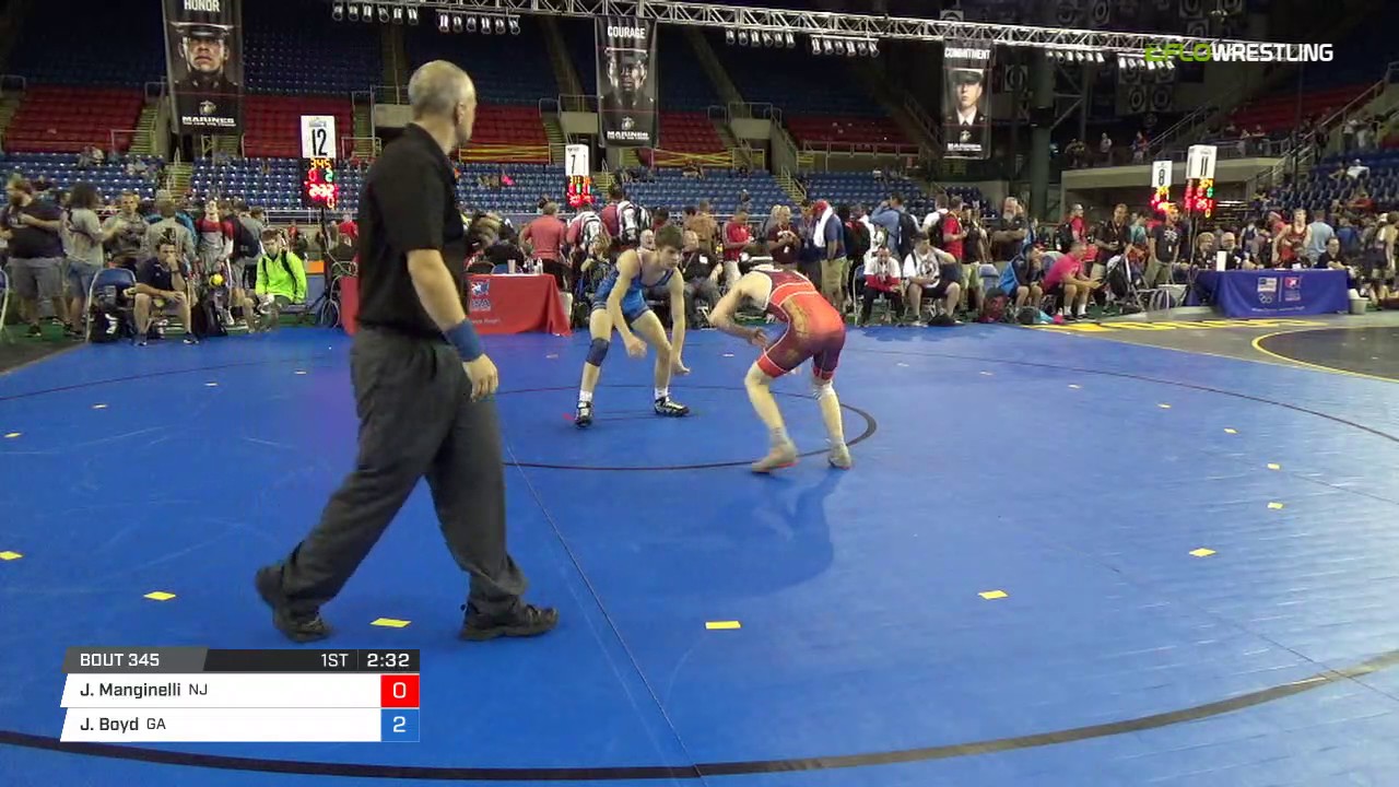 Cadet FS 120 Round of 64 - Joseph Manginelli (NJ) vs. Jacob Boyd (GA ...