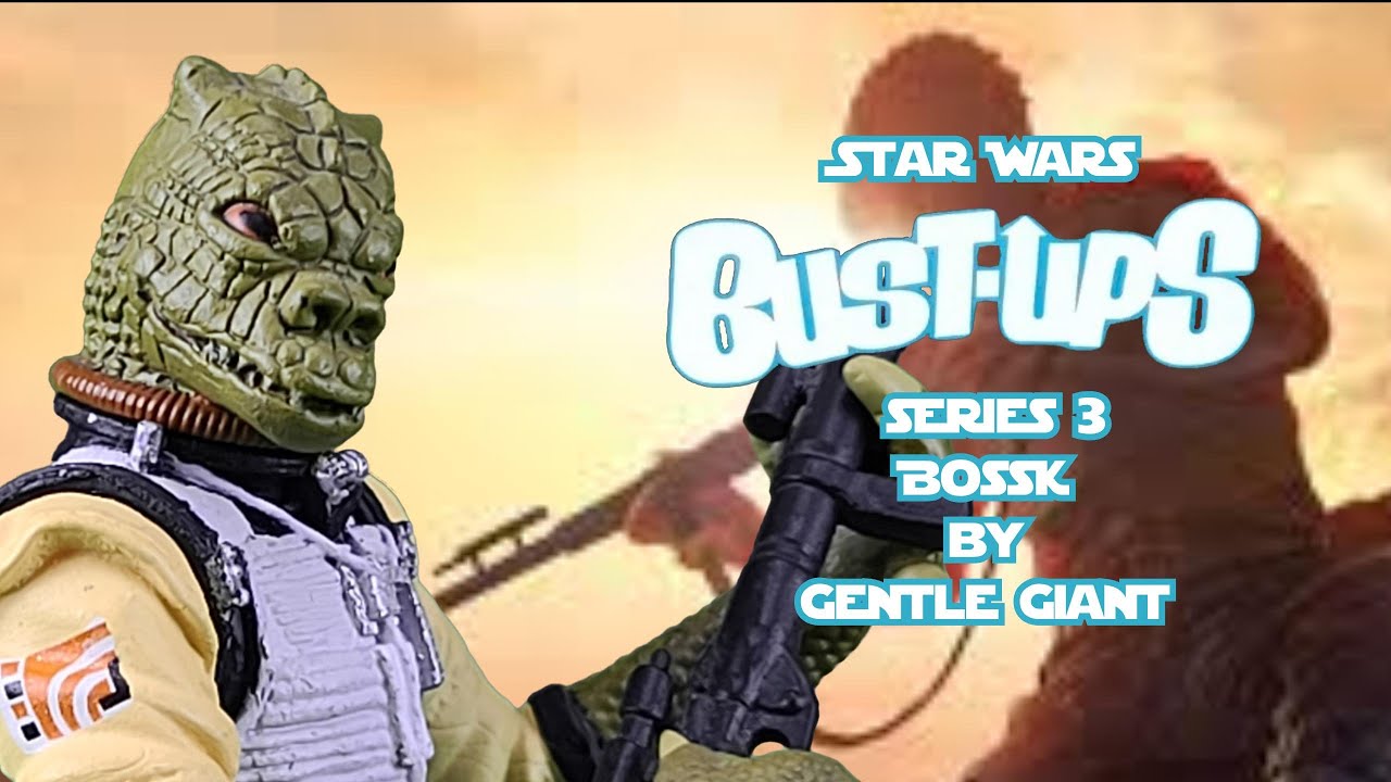 Star Wars Bust-Ups series 3 Bossk by Gentle Giant - YouTube