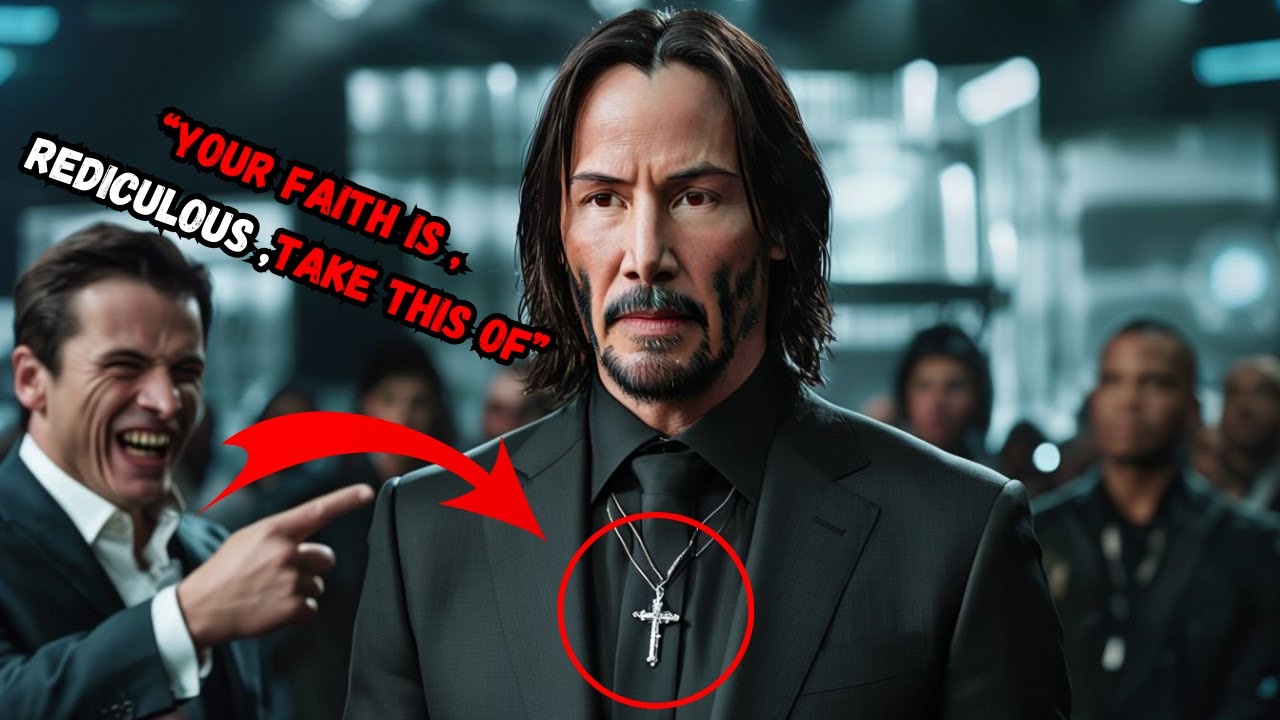 📢 TV Host MOCKS Keanu Reeves’ Cross Necklace – His Response Leaves ...