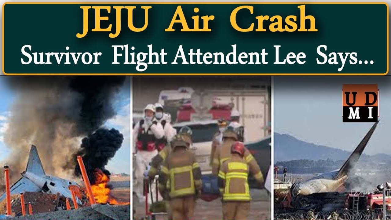 Jeju Crash: Stunning Survivor Reactions—Flight Attendant Lee Breaks ...
