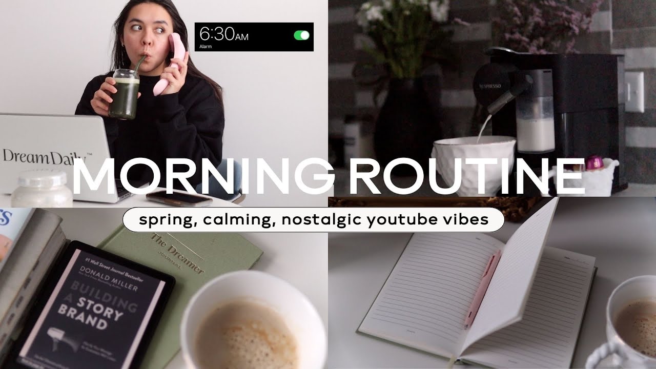 SPRING MORNING ROUTINE | calming, simply, routine - YouTube