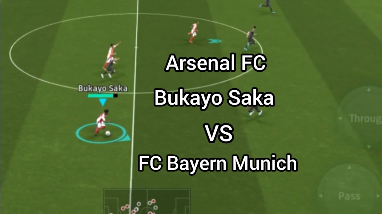 Arsenal FC Bukayo Saka VS FC Bayern Munich | E Football - YouTube