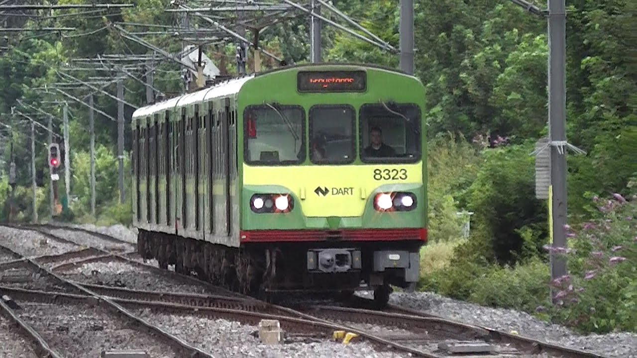 8300 Class Dart Train number 8323 - Clontarf Road, Dublin - YouTube