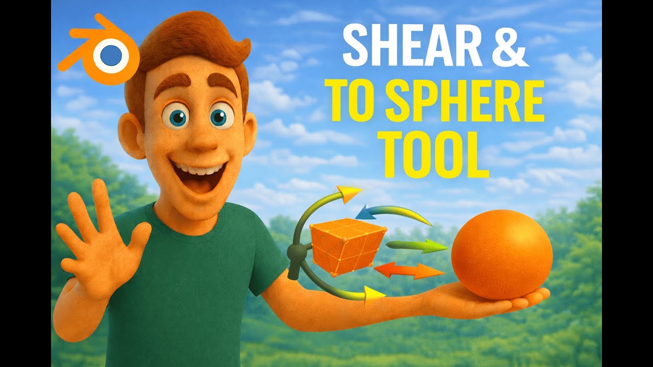 Blender Shear & To Sphere Tool Explain in Hindi | Tutorial for ...