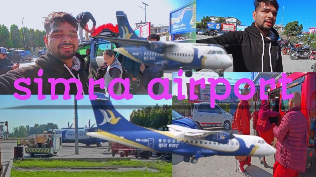 Simra airport Nepal my first vlogs। Ashok Vlogs #buddhaairlinces #plane ...