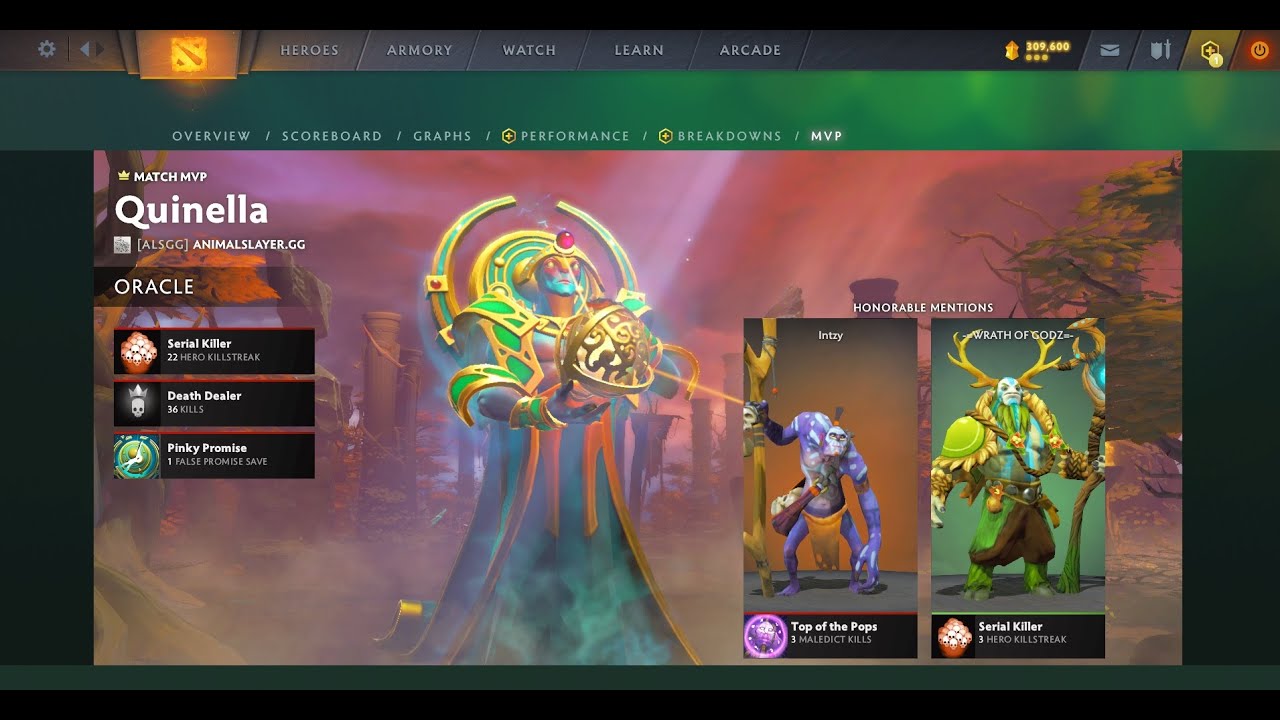 DOTA 2 Game play ORACLE " 36 KILL " MVP for Item build guide ...