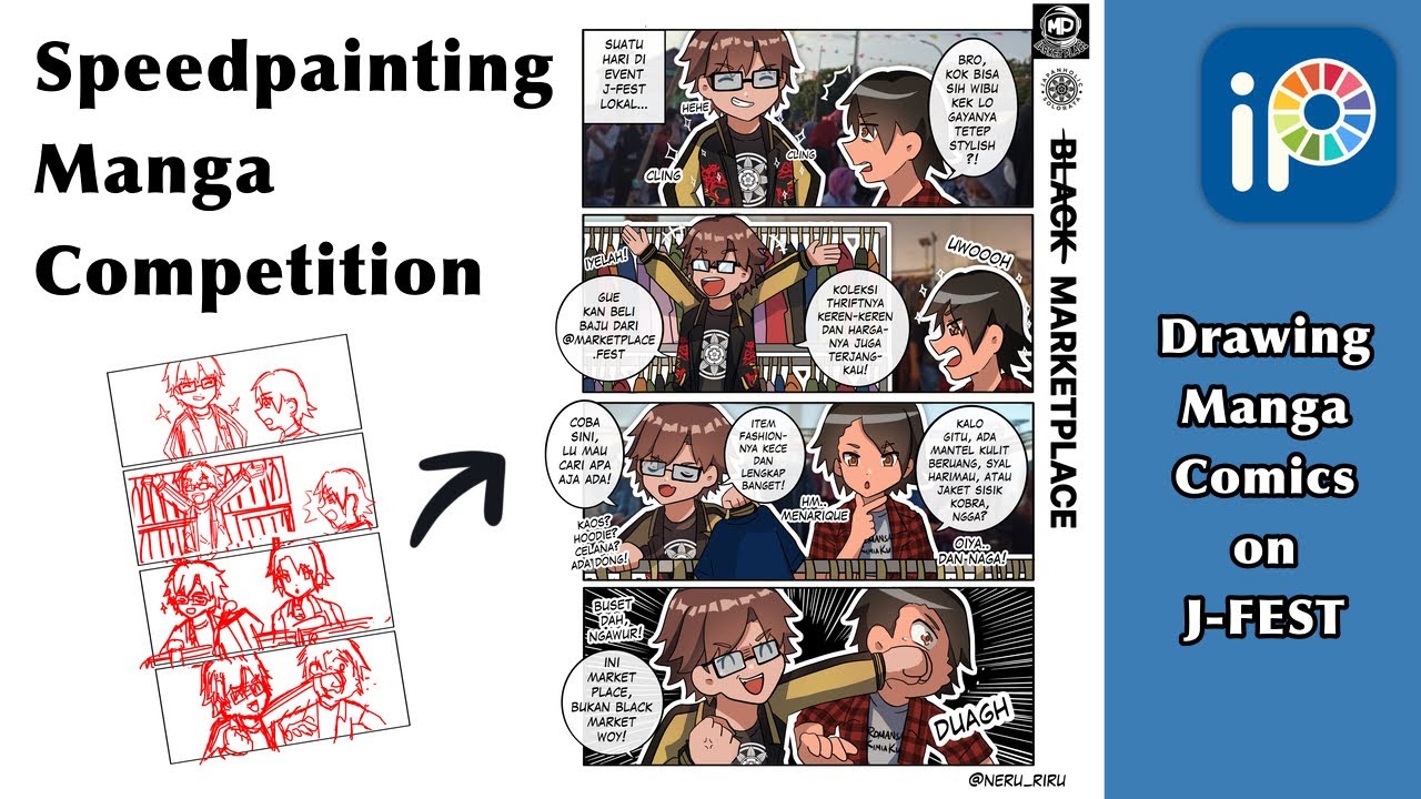 Speedpaint | Manga Comics for Competition - YouTube