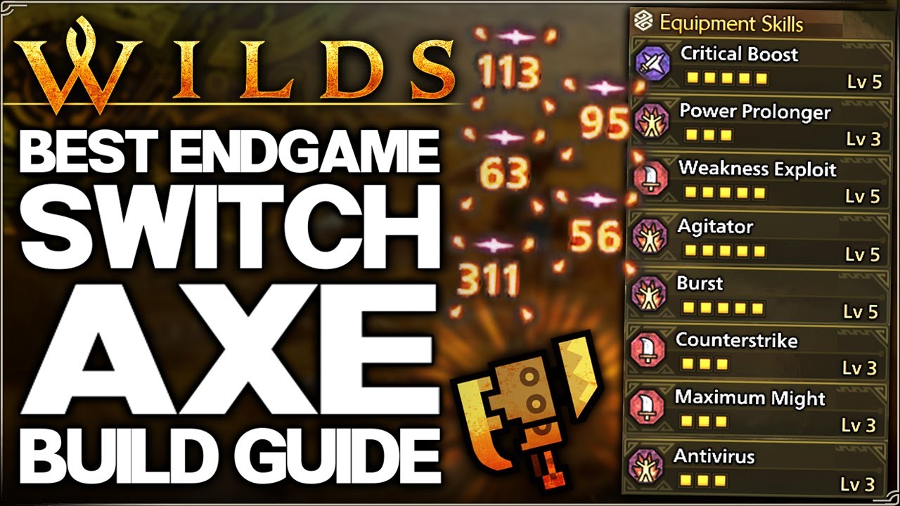 Monster Hunter Wilds - Best Switch Axe Build - Highest Damage Possible ...