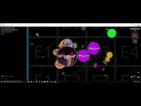agar.io - double pop split