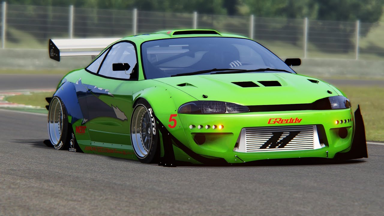 Assetto Corsa - Mitsubishi Eclipse - Paul Walker Tribute - YouTube
