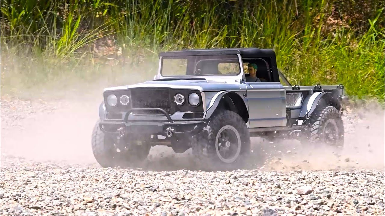 TWOLF-M715 Jeep off-road, rock crawling ASMR - YouTube