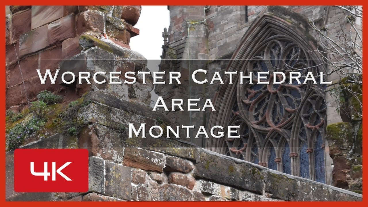 Worcester Cathedral Area Montage. A walk around the area surrounding ...