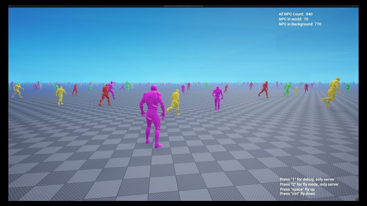 Unreal Engine 5.4 - Testing World Director NPC - PRO (Free Assets of 07 ...