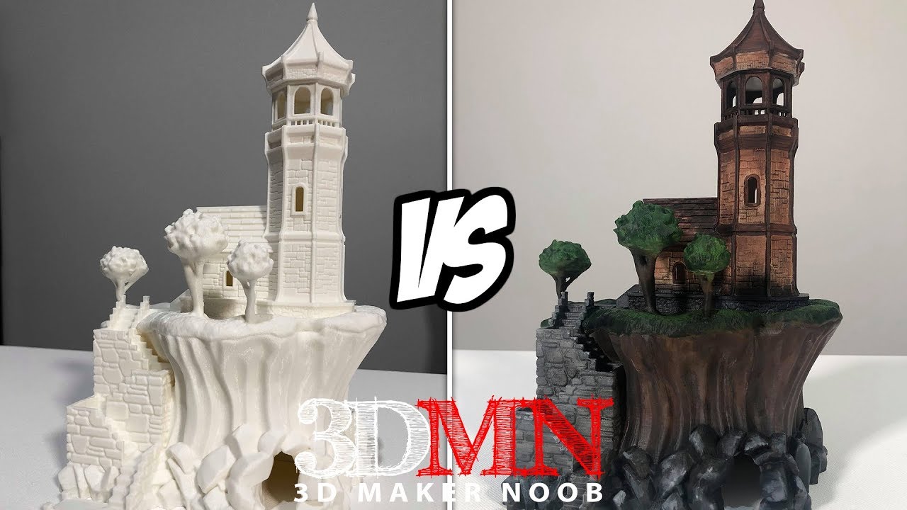 Bring Your 3D Prints To Life (Part 2) - Airbrushing Models - YouTube