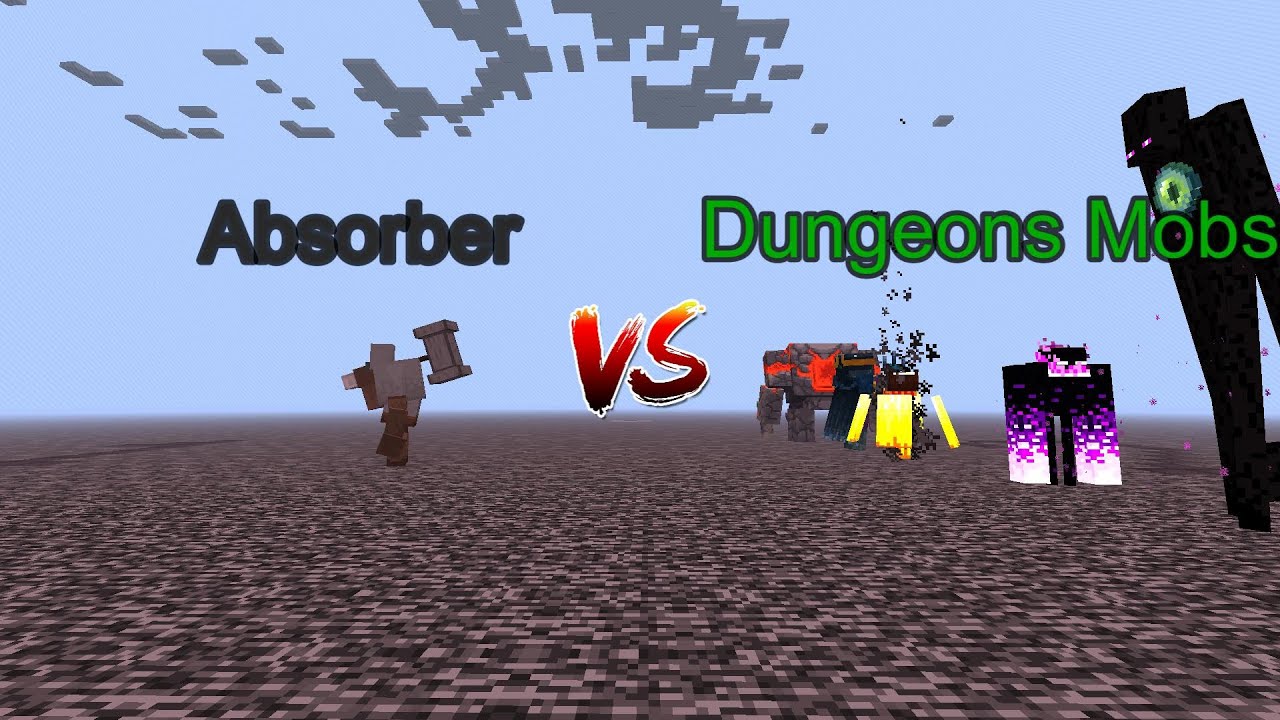 Absorber vs Dungeons Mobs Minecraft Mob Battle - YouTube