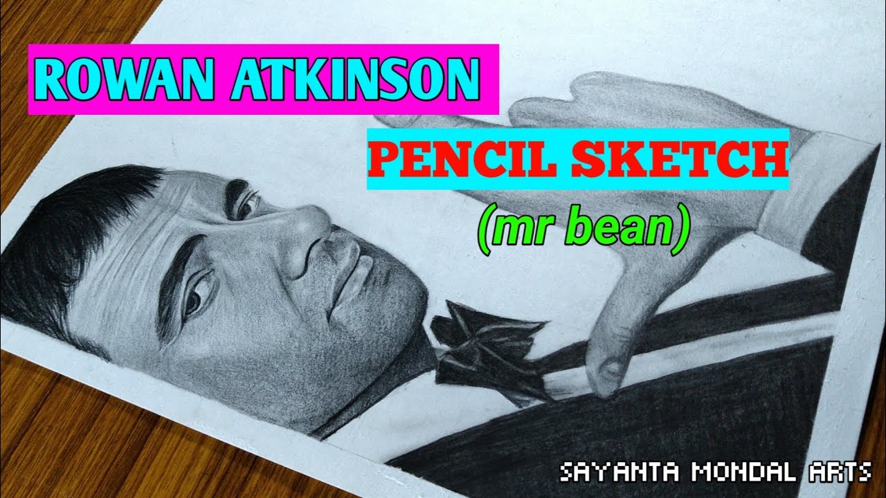 Drawing Johnny English | Mr Bean(Rowan Atkinson) - YouTube