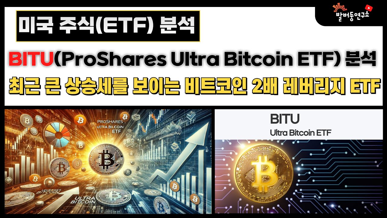 BITU 분석 최근 큰 상승세를 보이는 비트코인 2배 레버리지 ETF ProShares Ultra Bitcoin ETF #비트코인etf - YouTube