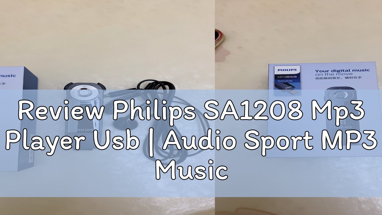 Review Philips SA1208 Mp3 Player Usb | Audio Sport MP3 Music Walkman ...
