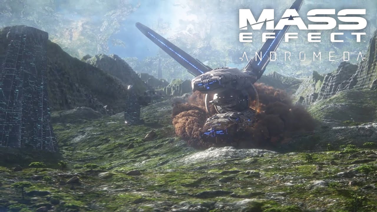 Mass Effect: Andromeda - The Hyperion Crashes 1080P - YouTube