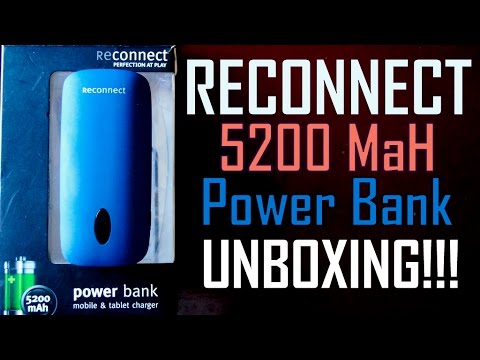 Reliance Reconnect 5200mah Power bank : Unboxing and Overview!! - YouTube