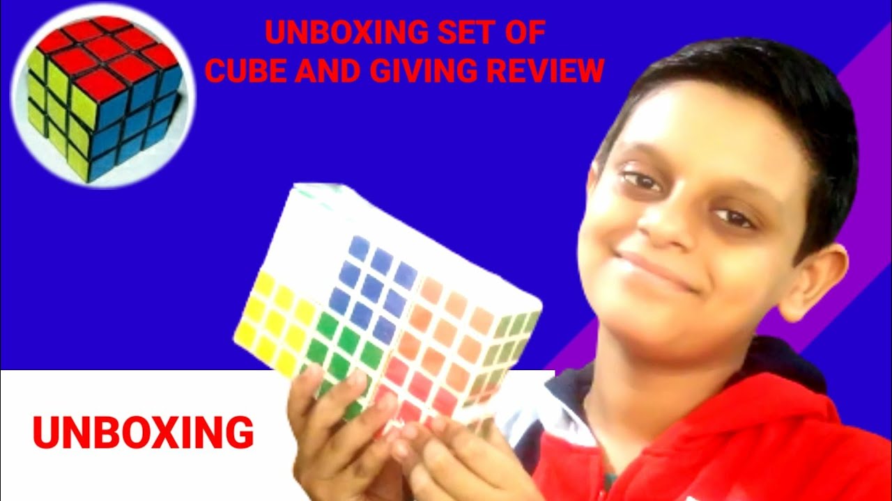 UNBOXING SET OF CUBE - YouTube