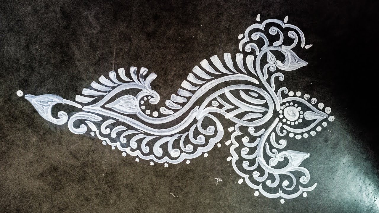 Easy bengali alpona design ।। alpona design for beginners ।। - YouTube