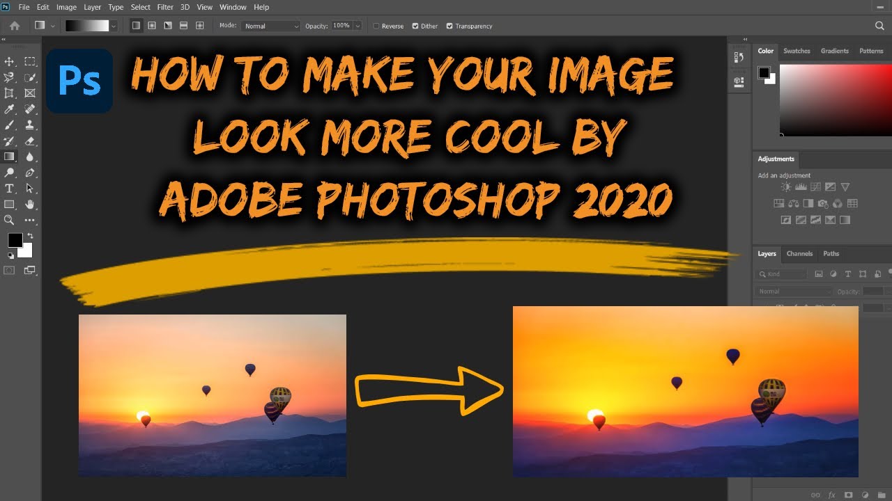 How to make your image more cool and colourful || ADOBE PHOTOSHOP 2020🔥 ...