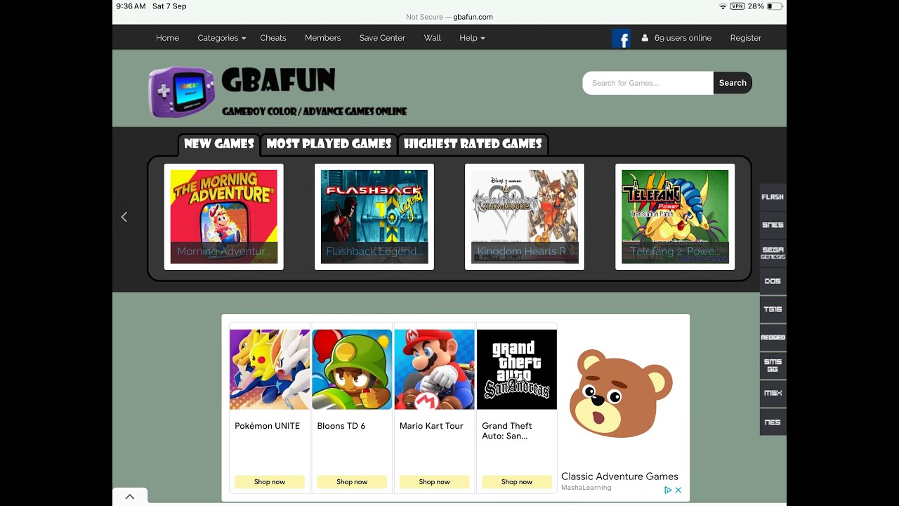 My ideas of retro games complete collection handheld portable pro - YouTube