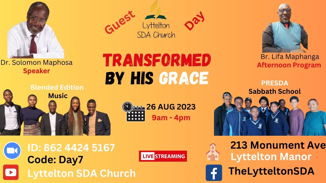 Guest Day Lyttelton SDA Church (Main Service) - YouTube