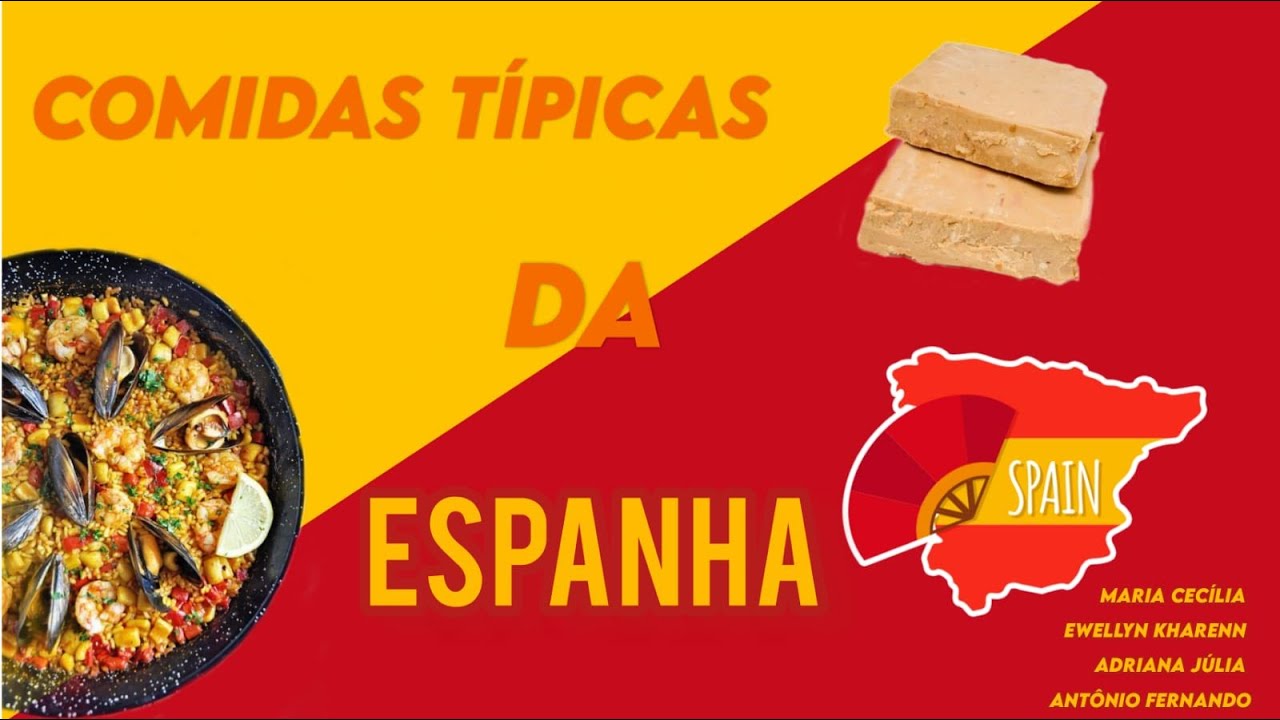 Comidas típicas da Espanha - Hispanos Tutoriales - YouTube