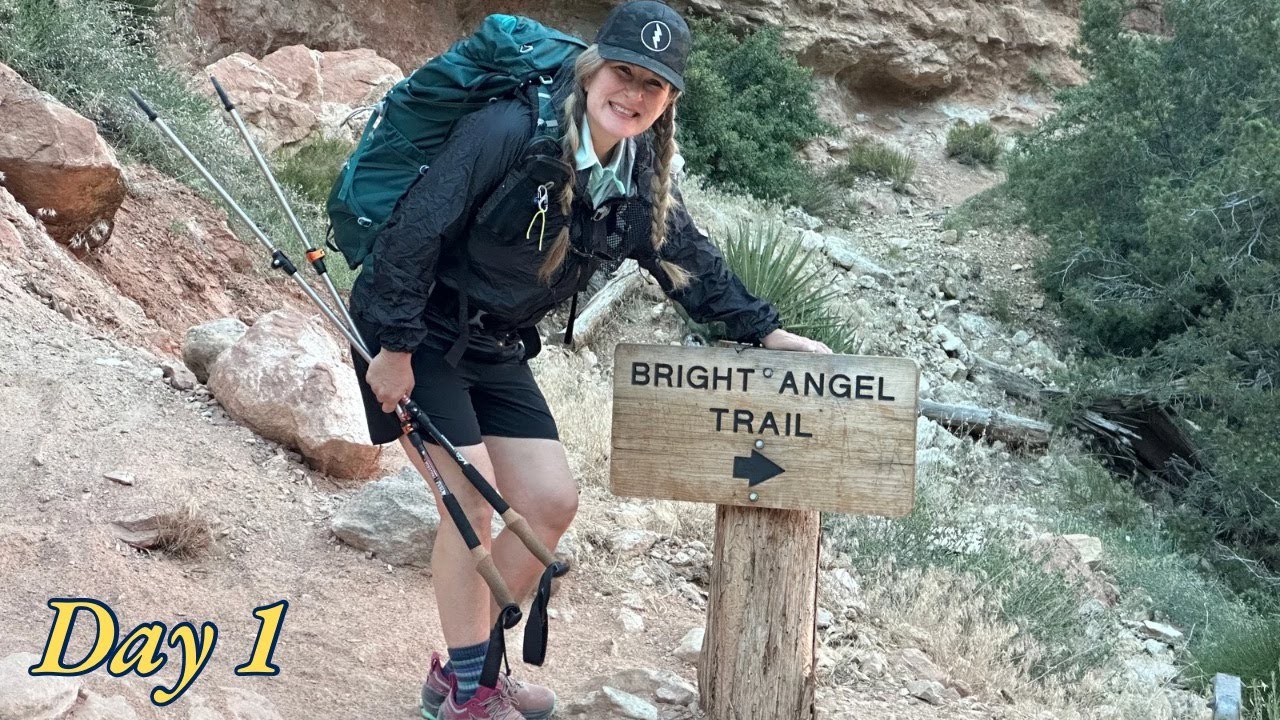 Day 1 - Bright Angel Trail | Grand Canyon Whitewater Rafting - YouTube