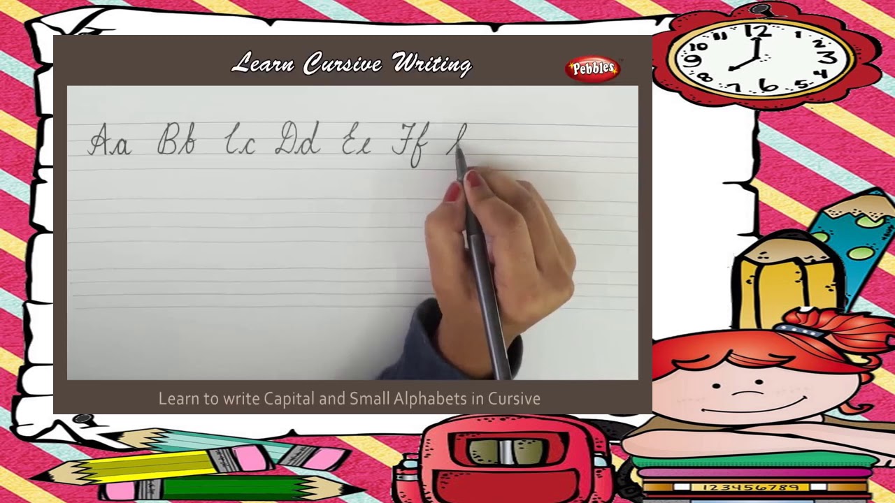 CURSIVE WRITING PLUS VIDEO - YouTube