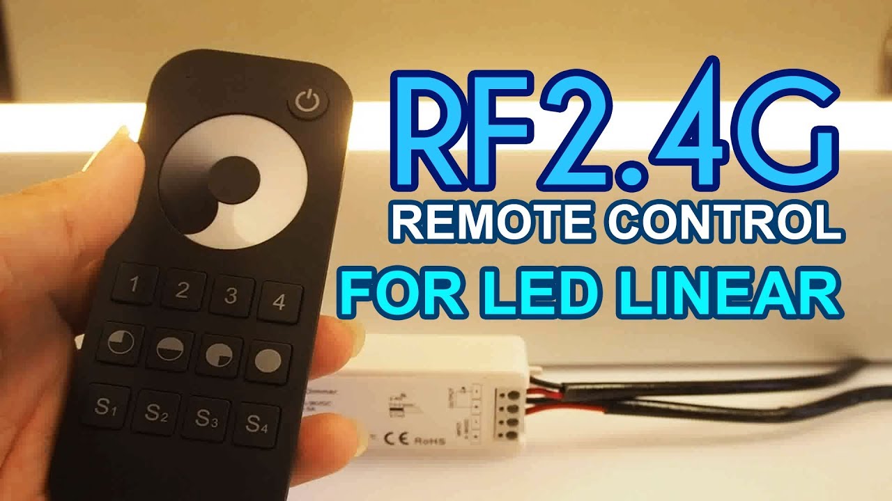 Products Review : RF2.4G Lighting control system for LED Linear - YouTube